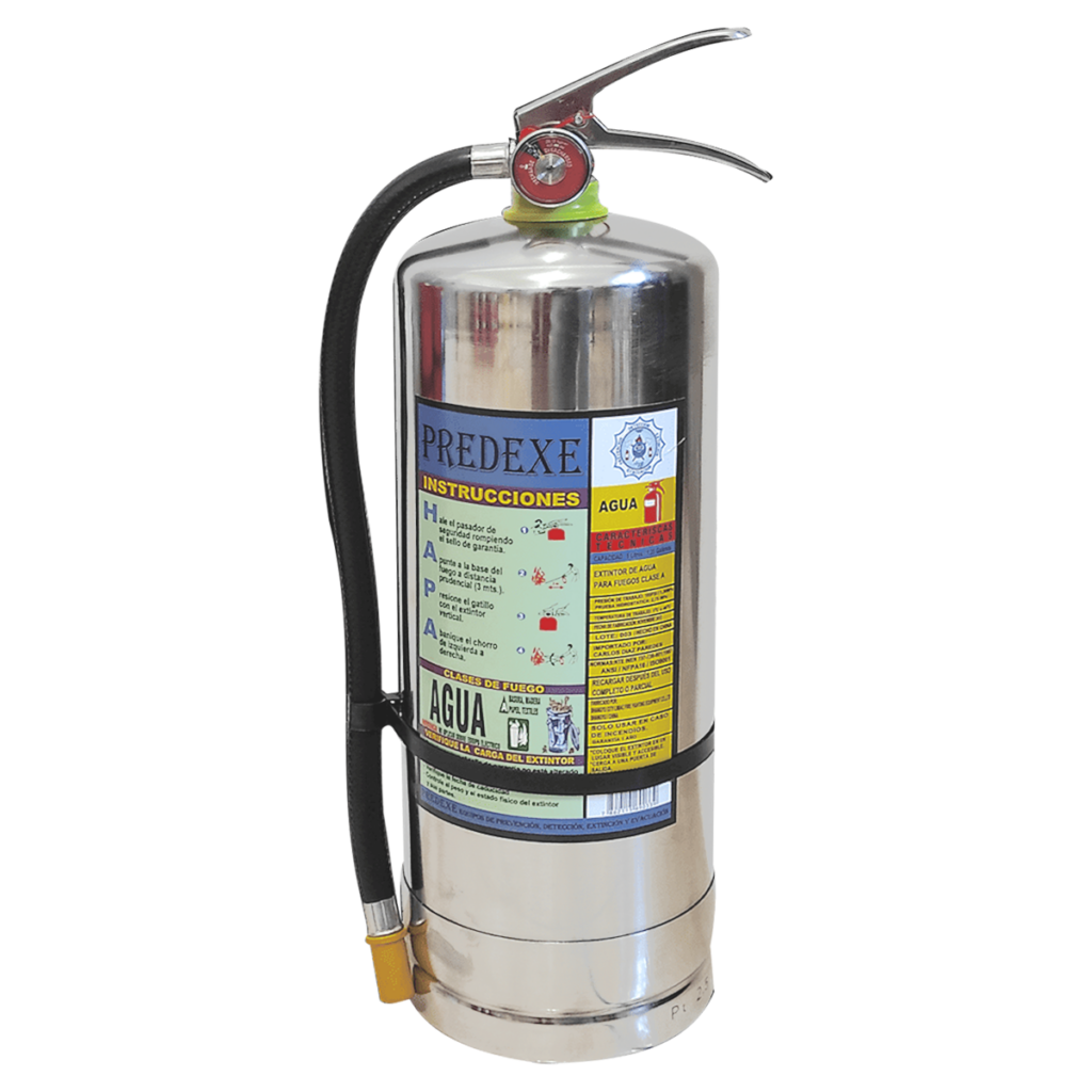Extintores de agua con aire a presión - Mantención de extintores Chile